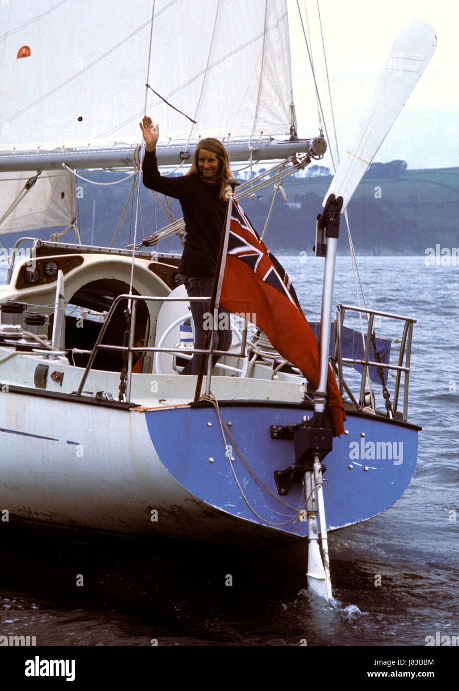 Solo round the world sail hi-res stock photography and images - Alamy