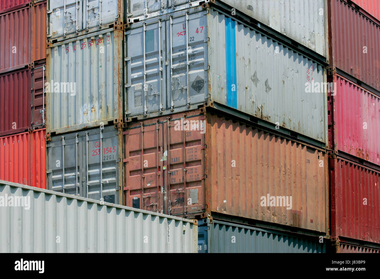 industry steel shipment storage cargo shipping container containers ...