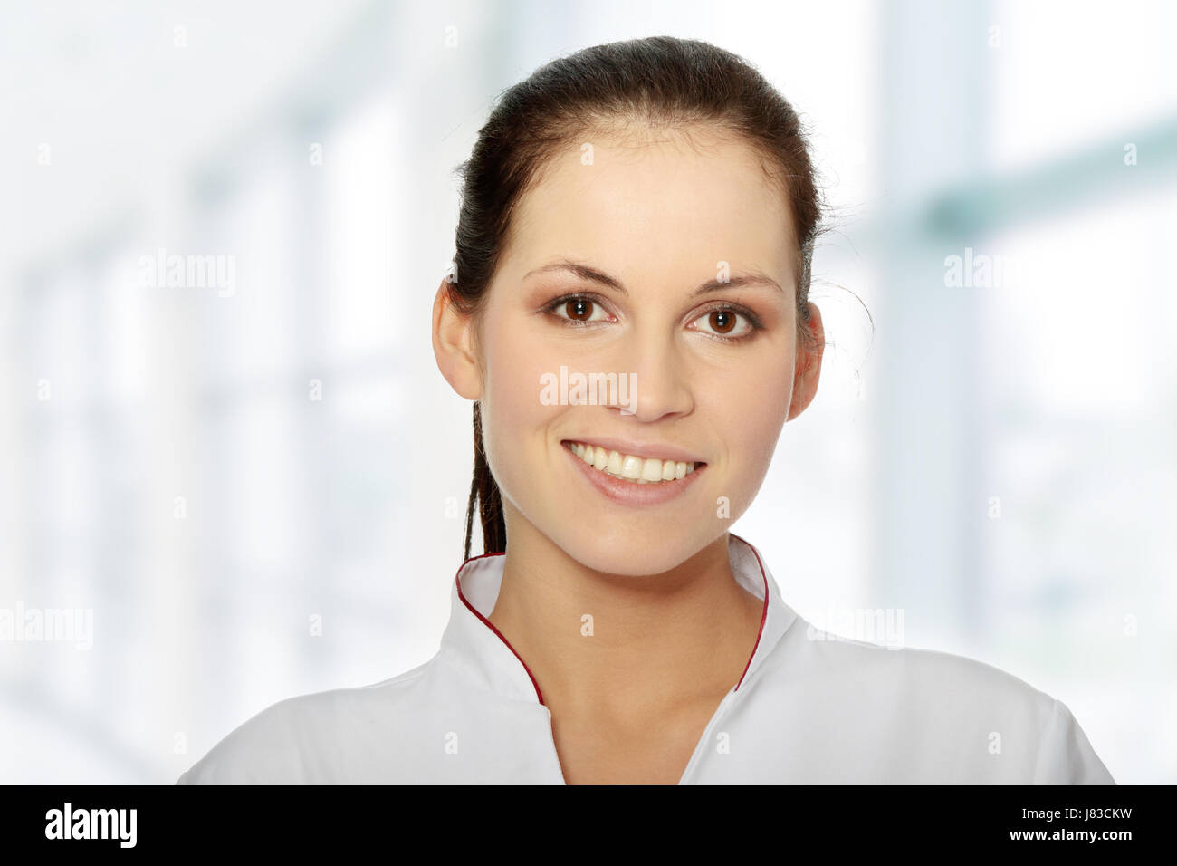 doctor physician medic medical practicioner woman laugh laughs laughing ...