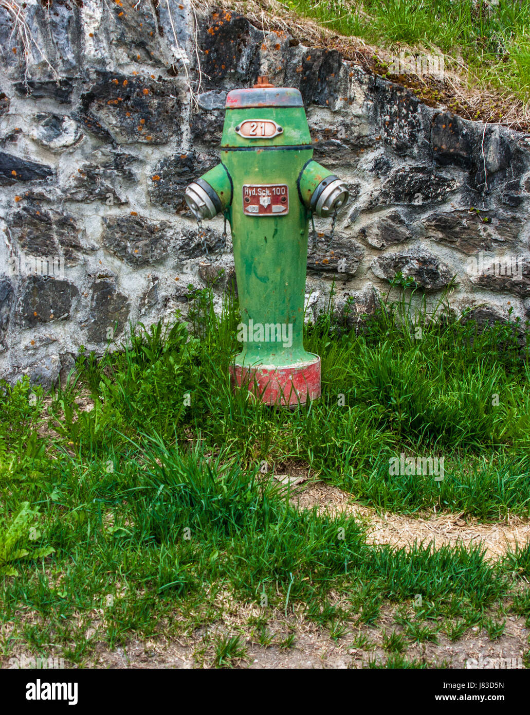A fire hydrant in Switzerland Stock Photo - Alamy