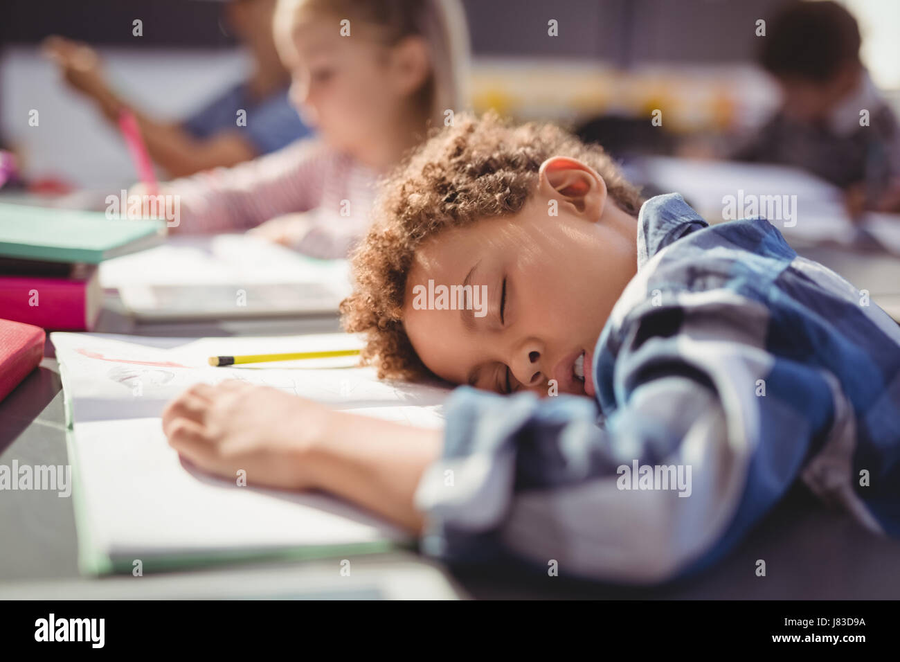 Sleepy Person In Class