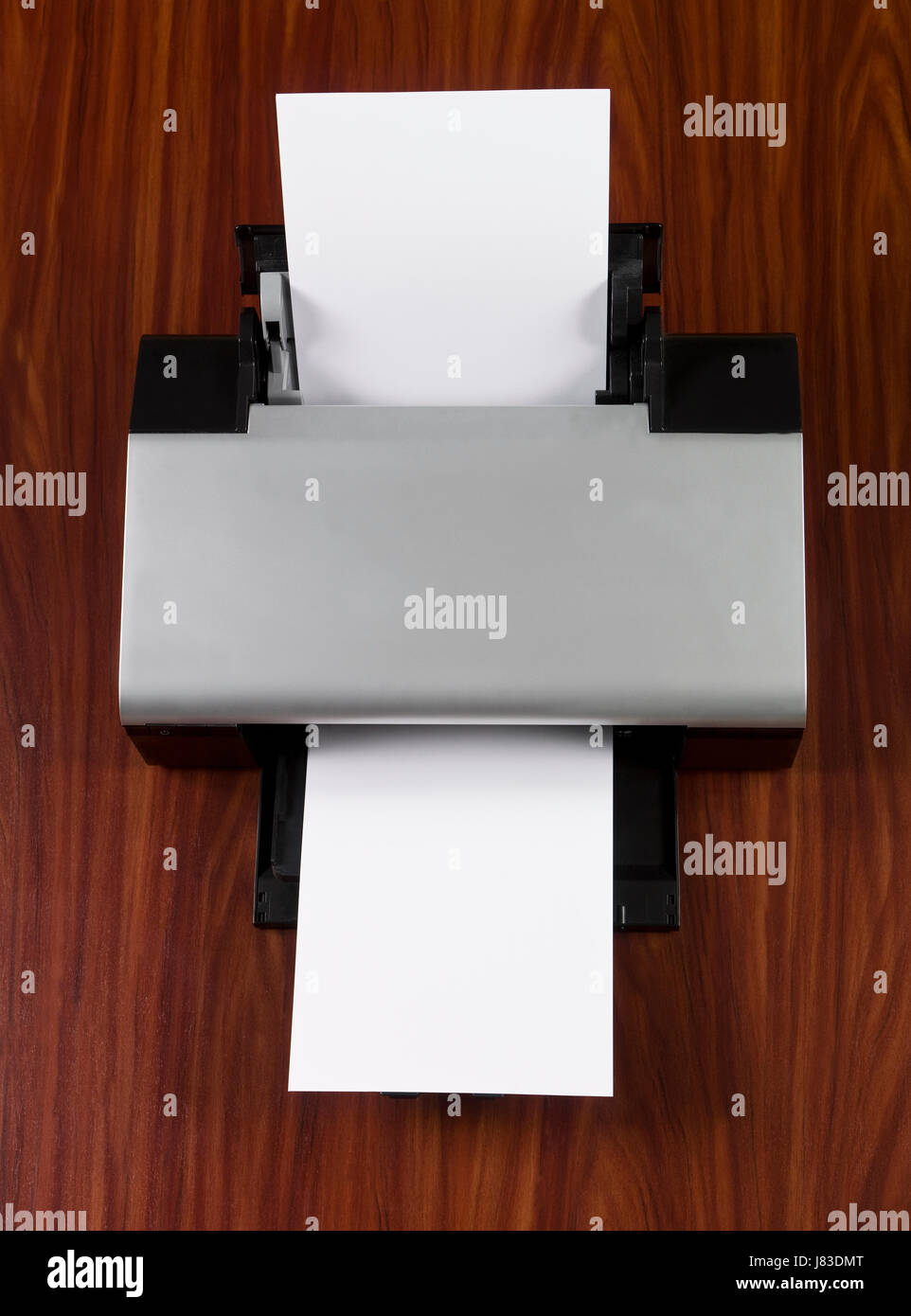 art oak production print printer office produce white paper sheet of ...