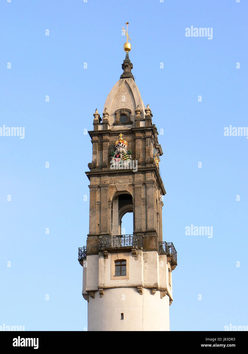 tower baroque sightseeing emblem tower historical baroque blank ...