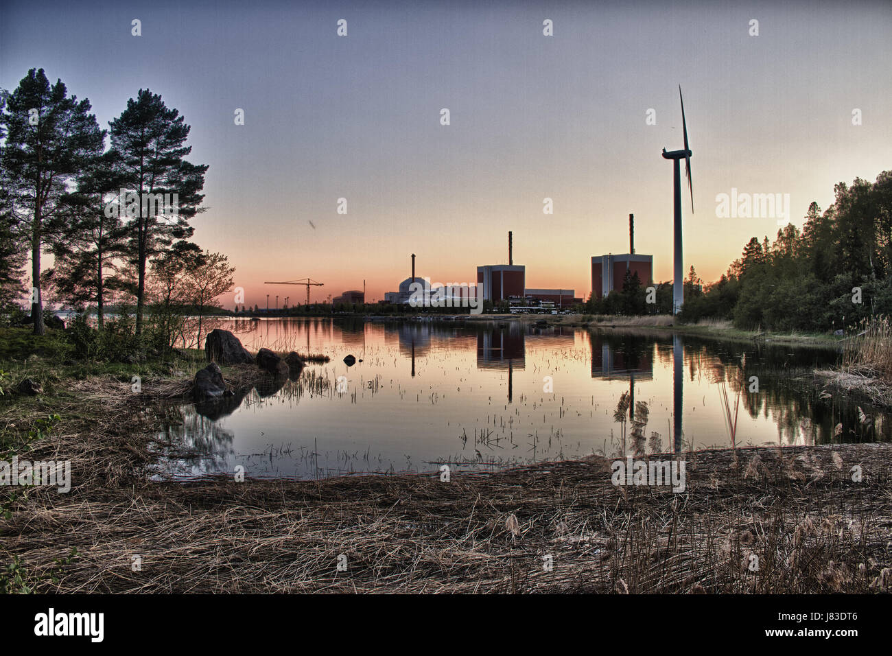 The nuclear power plant Olkiuoto in western Finland Stock Photo - Alamy