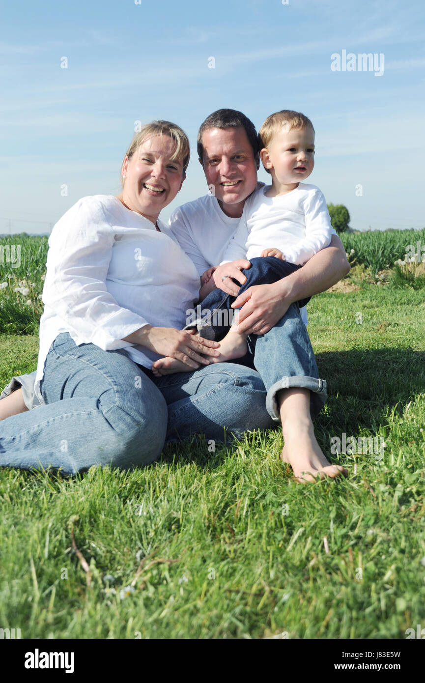 happy young family with infant Stock Photo - Alamy