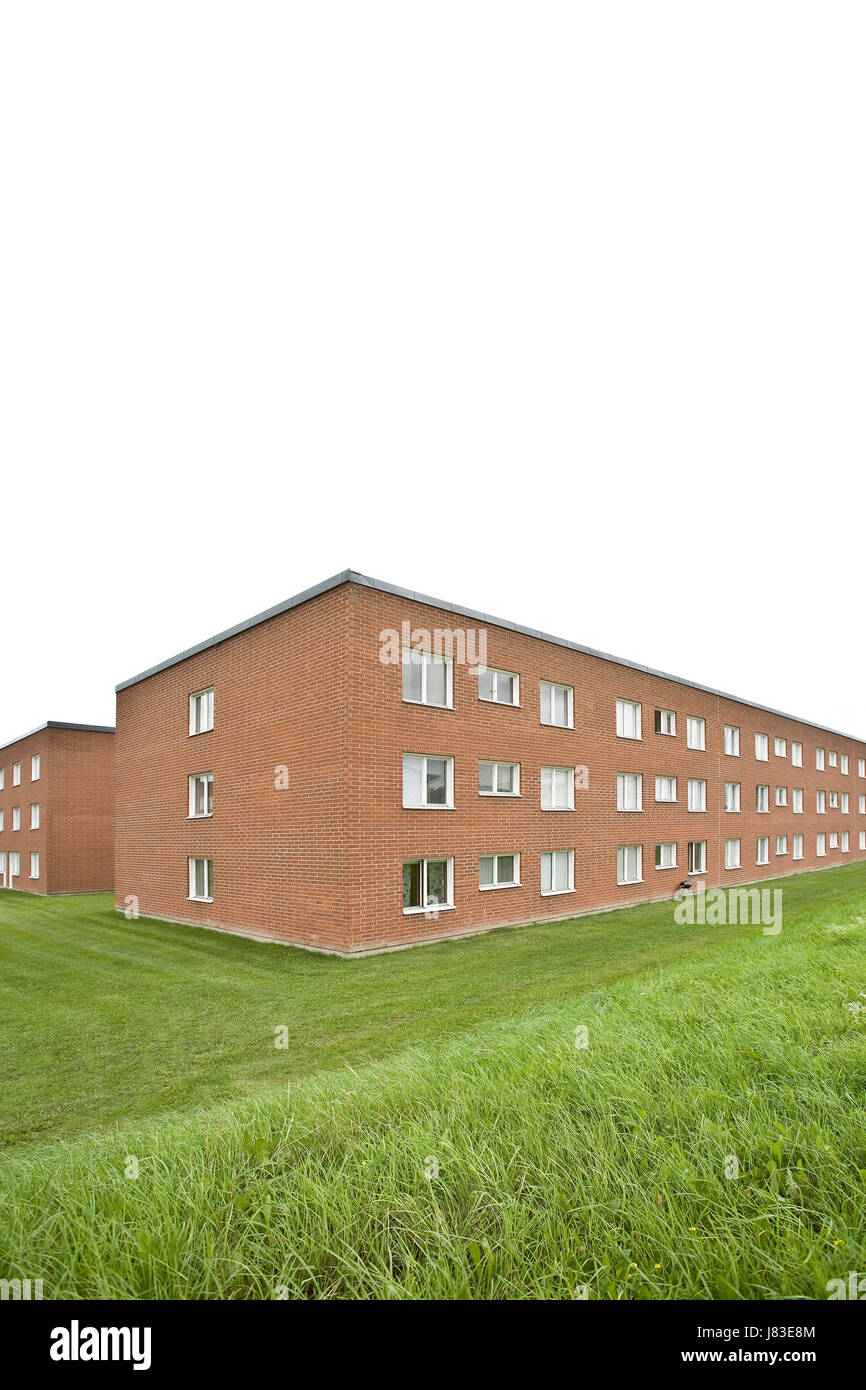 house building city town modern modernity door boring wall balcony ...