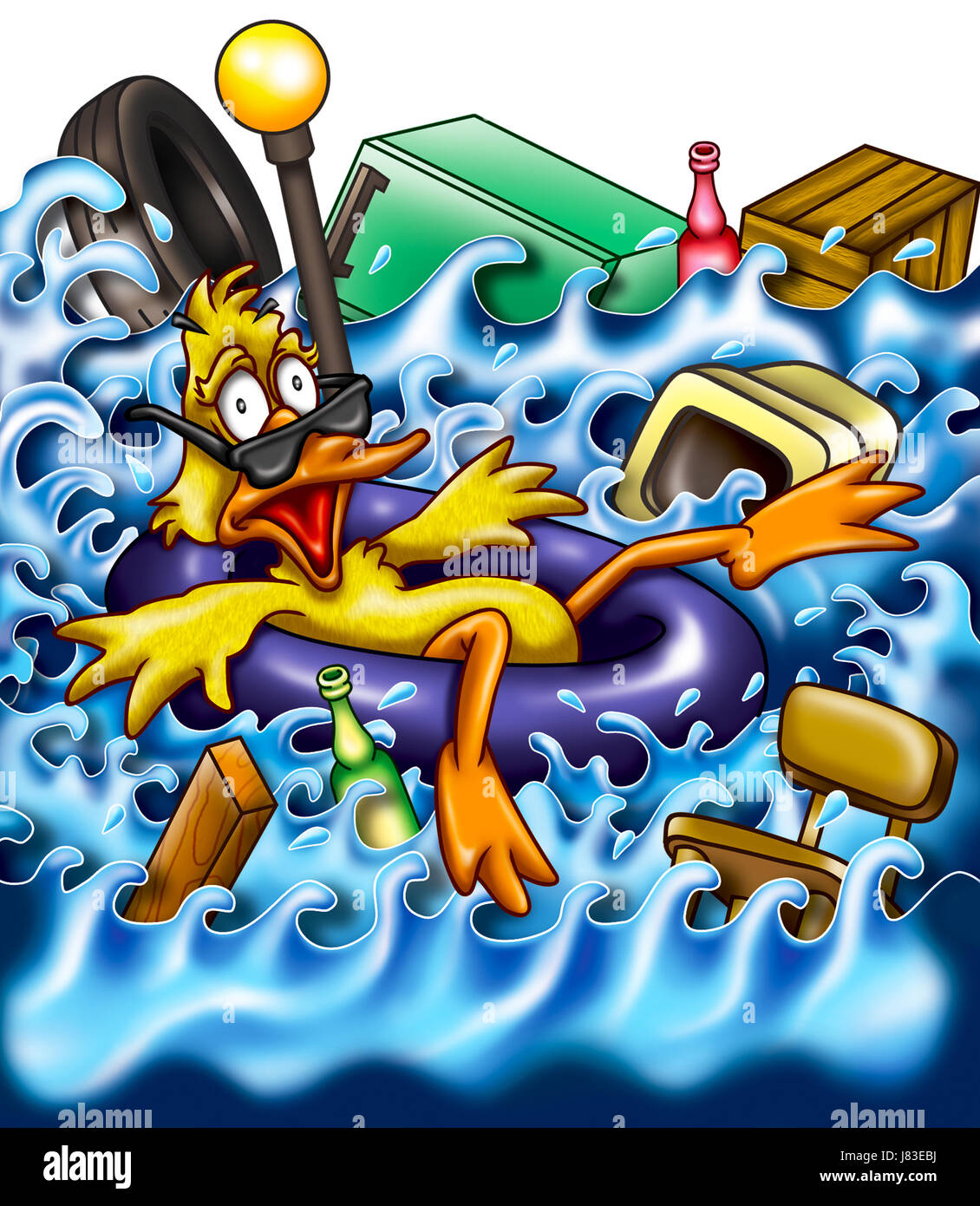 animals illustration duck cartoon maddening pert coquettish cute art ...