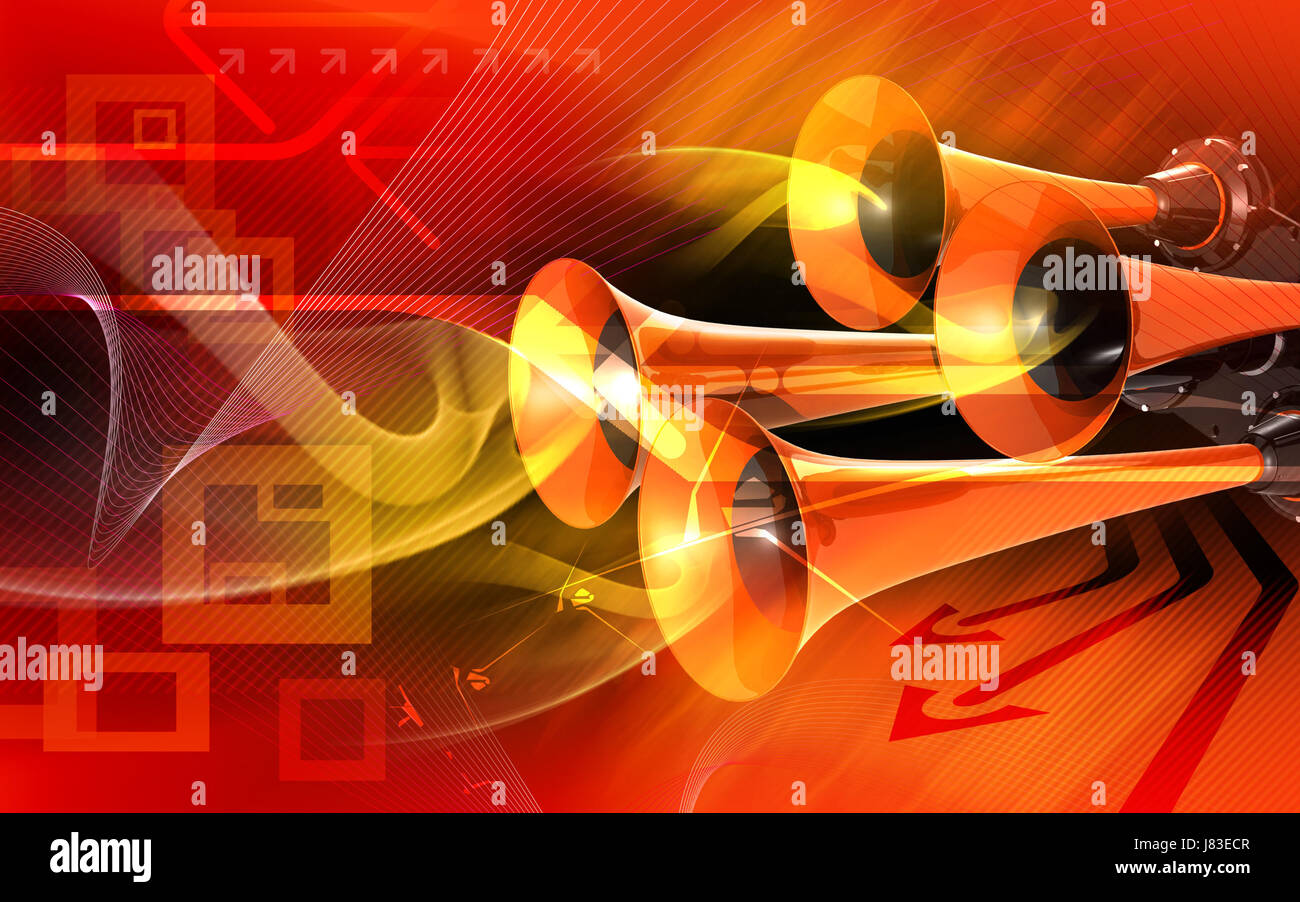 danger object sound sport sports graphics colour horn illustration loud ...