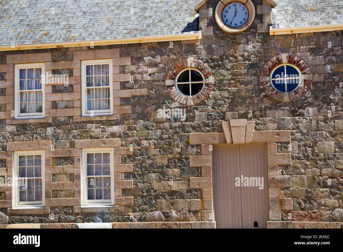 building inside the facility elizabeth castle on the island of jersey ...