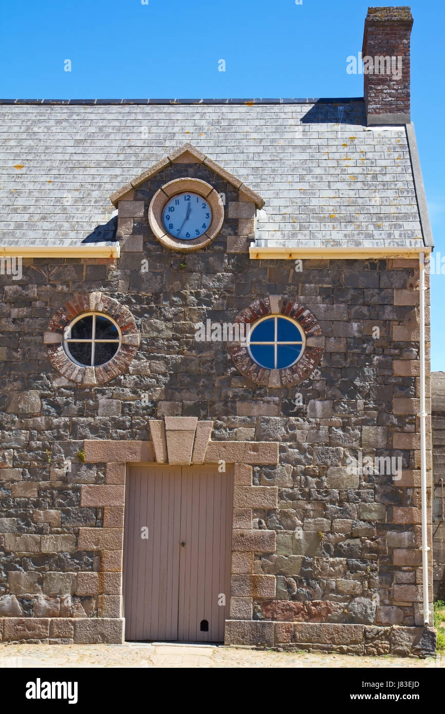 building inside the plant elizabeth castle on the island of jersey,uk ...