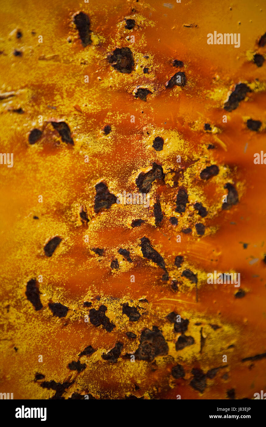 colour closeup brown brownish brunette rough metal rusty rust paint ...