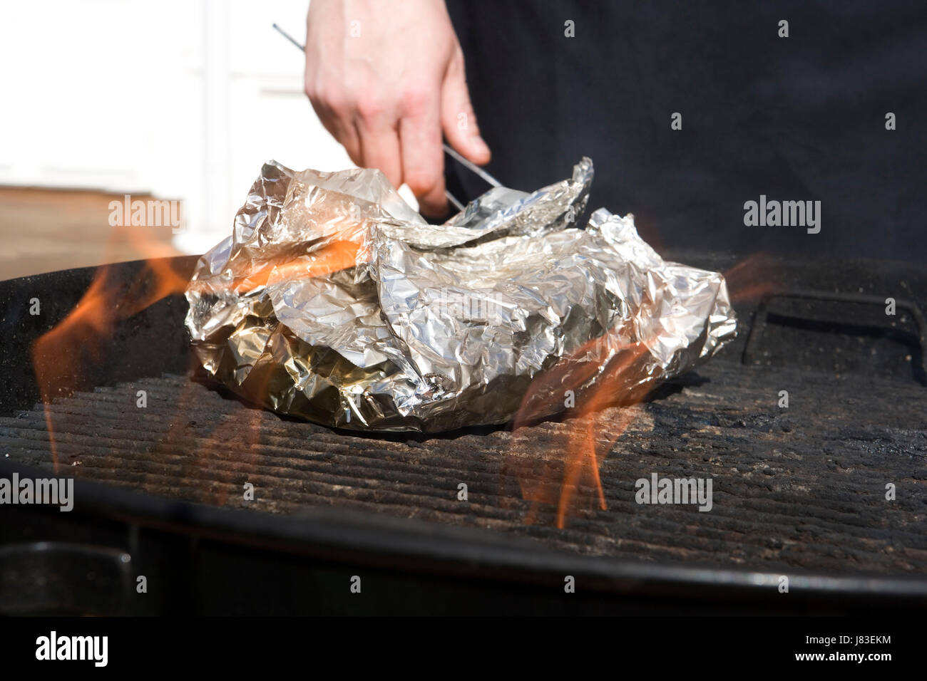 hand person boil cooks boiling cooking flame flames coal food dish meal ...