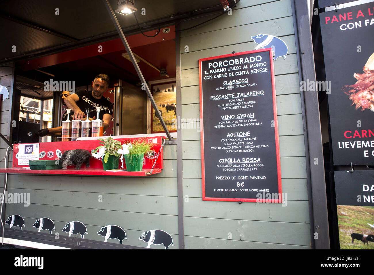 European 'Food Truck Festival' held at Carroponte i Milano. (Photo by ...