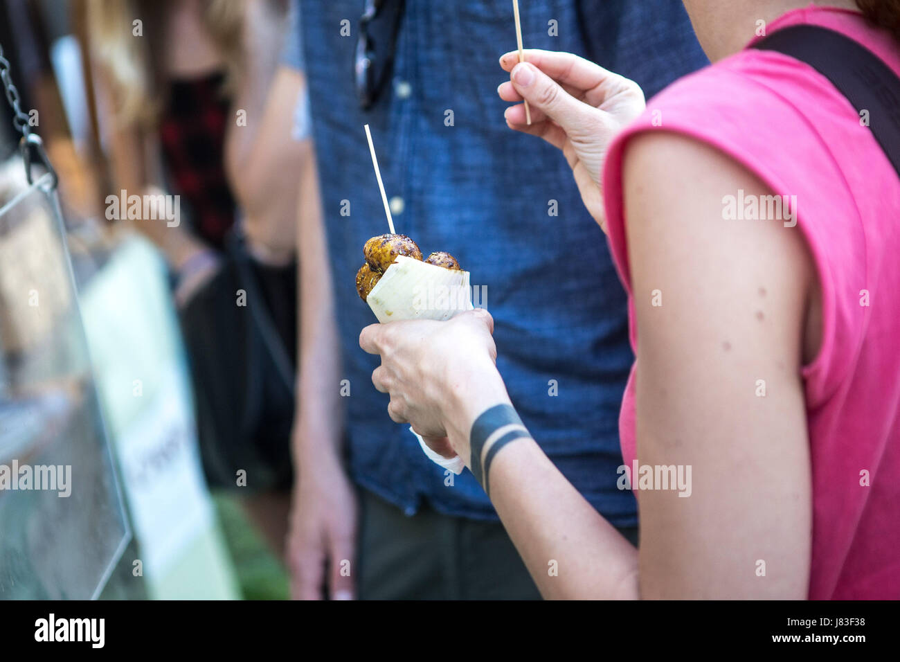 European 'Food Truck Festival' held at Carroponte i Milano. (Photo by ...