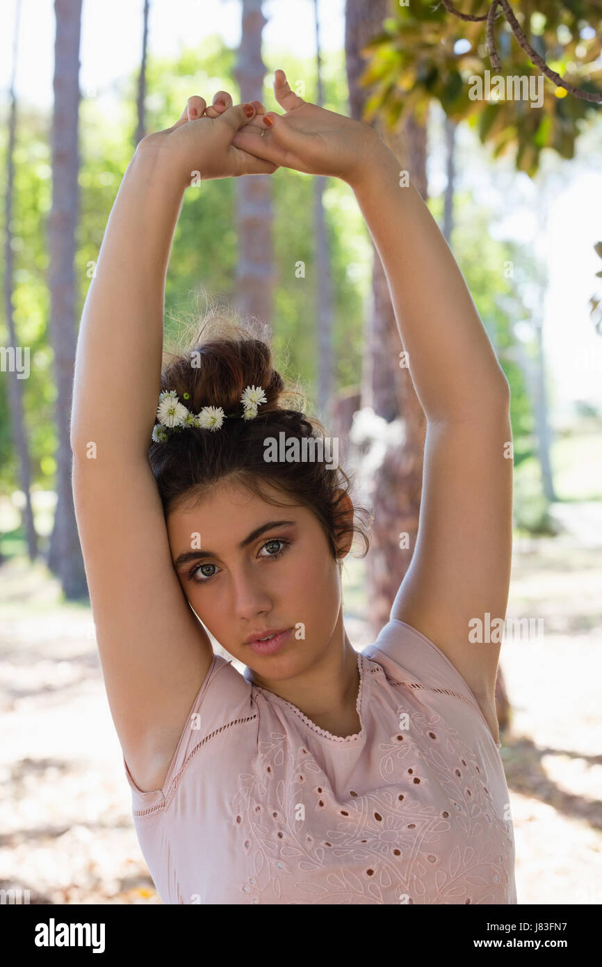 Tree with arms up pose hi-res stock photography and images - Alamy