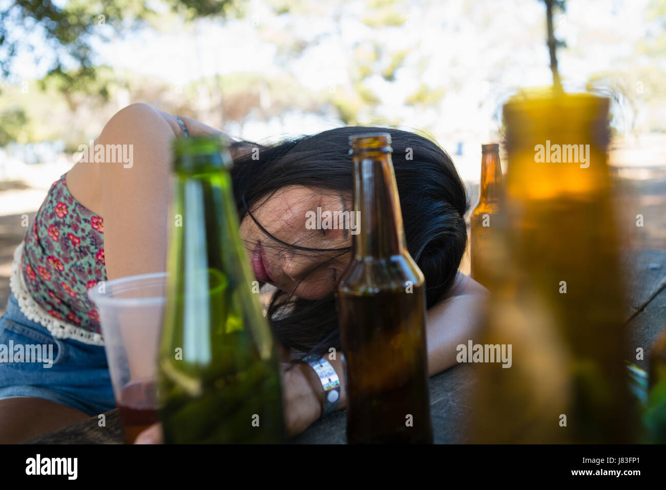 Mid Adult Woman Drunk High Resolution Stock Photography and Images - Alamy