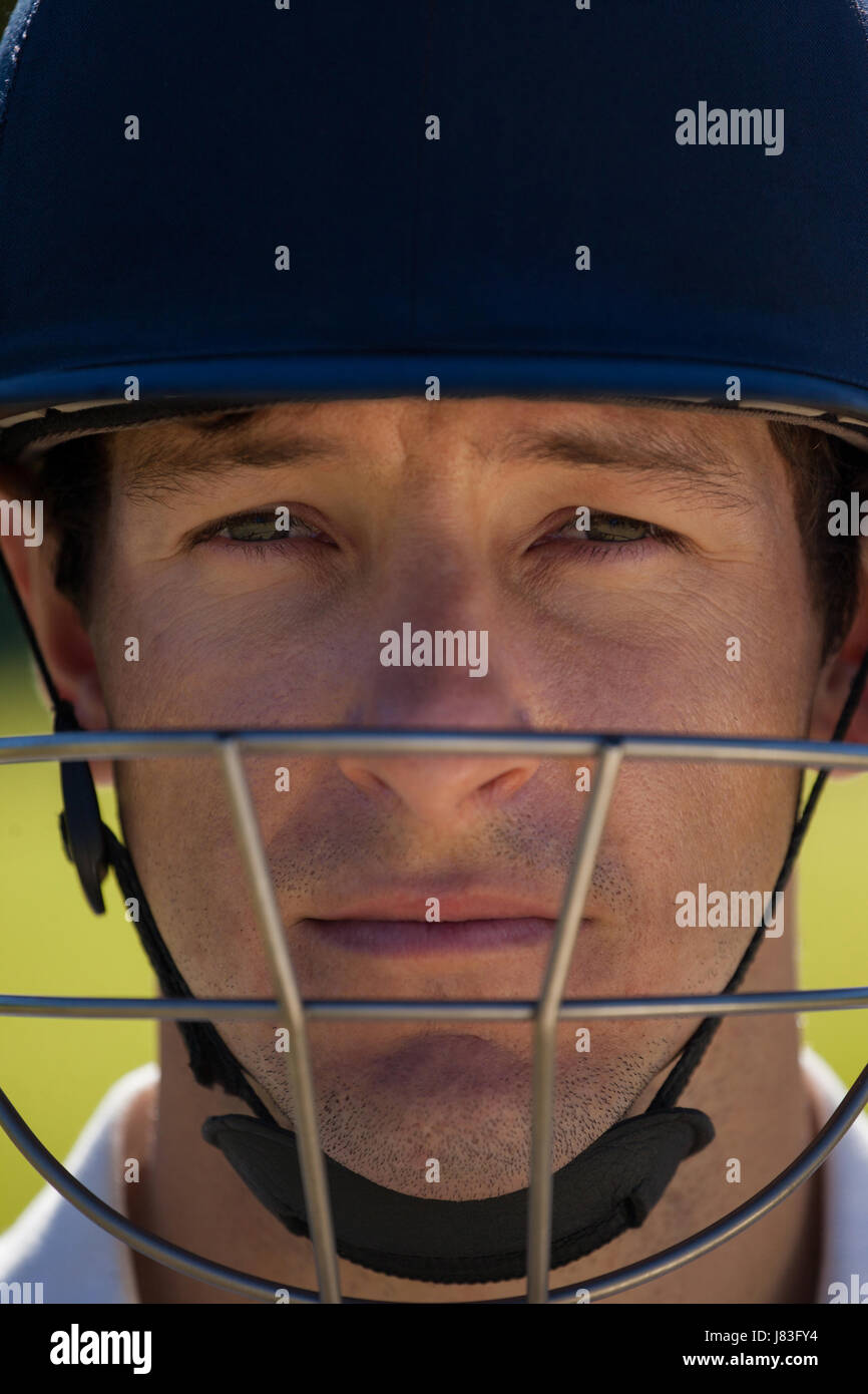 Wearing cricket helmet hi-res stock photography and images - Alamy