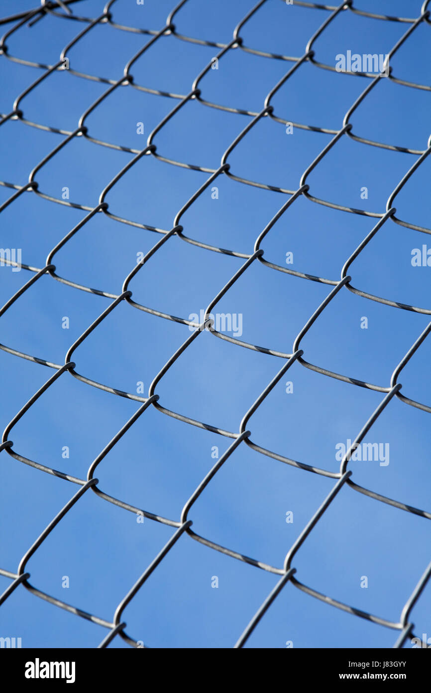 blue net steel fence fence in fencing pattern enclosure corral ...