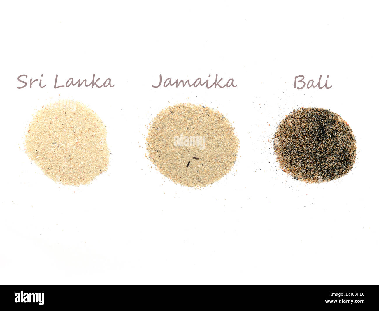 Section of sand Cut Out Stock Images & Pictures - Alamy