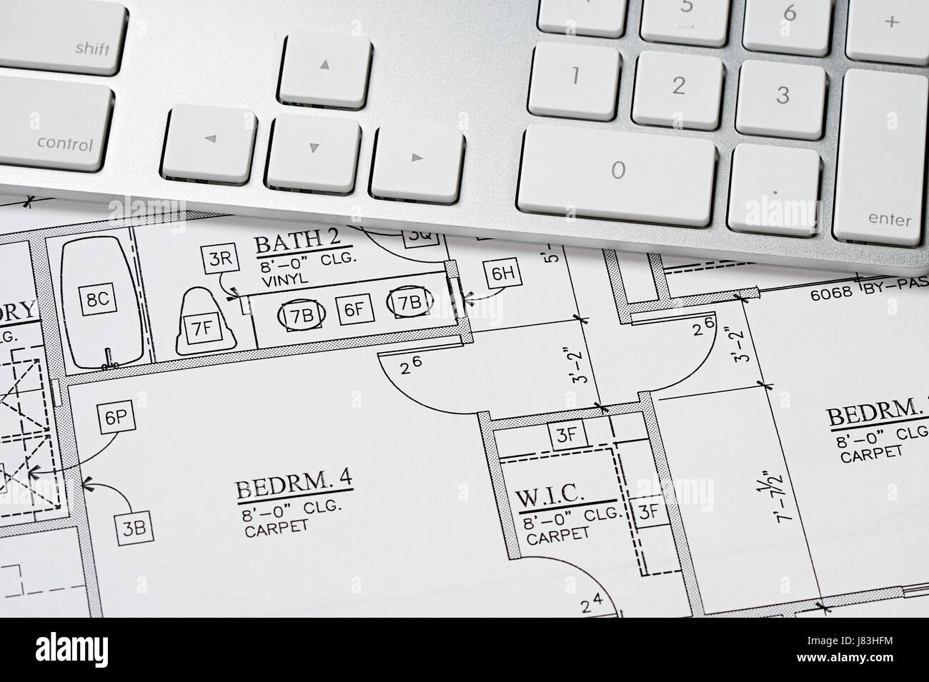 keyboard drawing photo picture image copy deduction plans architect ...