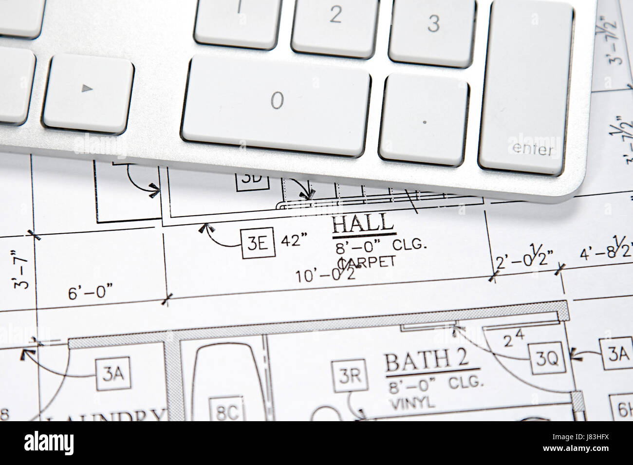 keyboard drawing photo picture image copy deduction plans architect ...