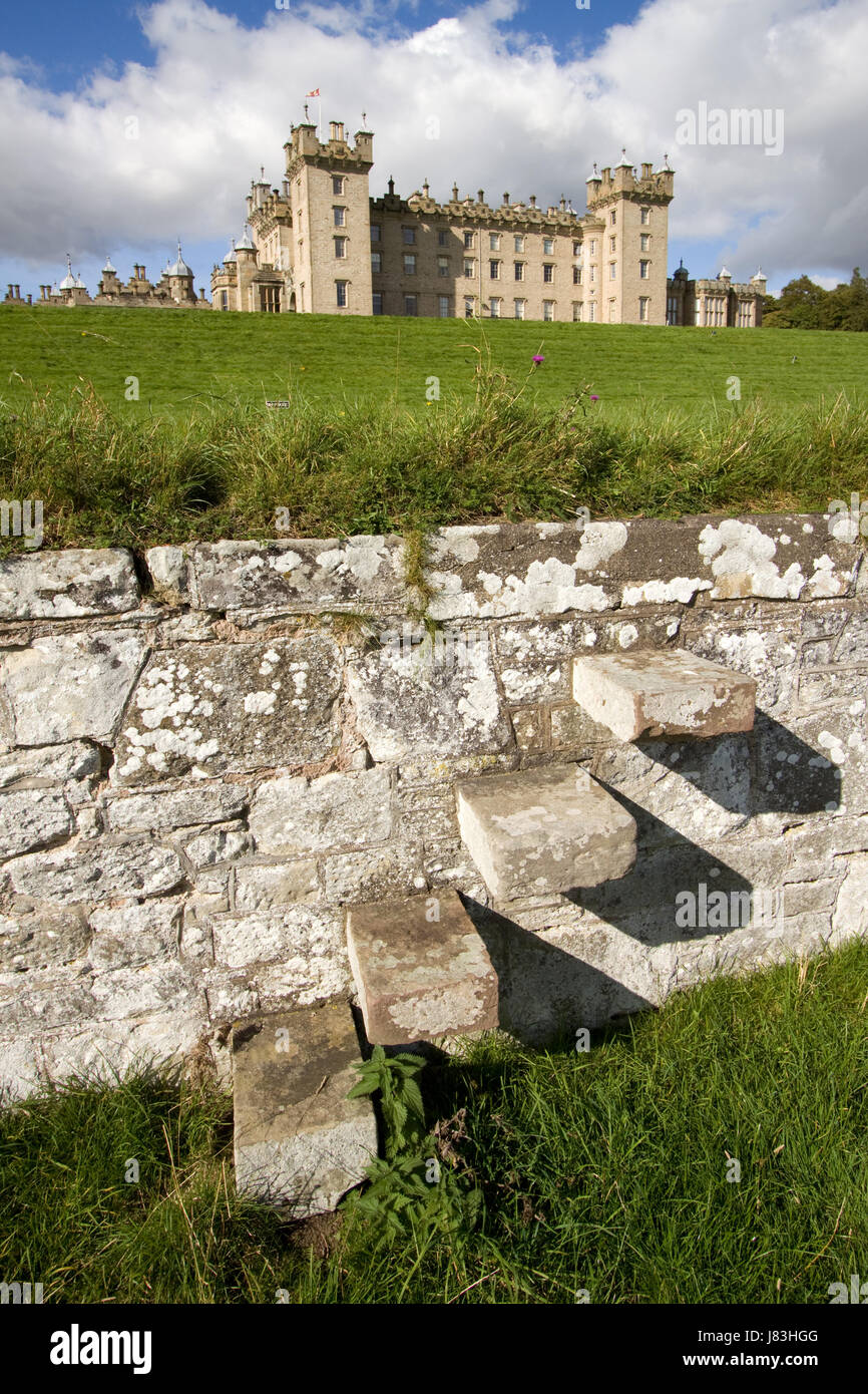 scotland history borders hall stairs historical big large enormous ...