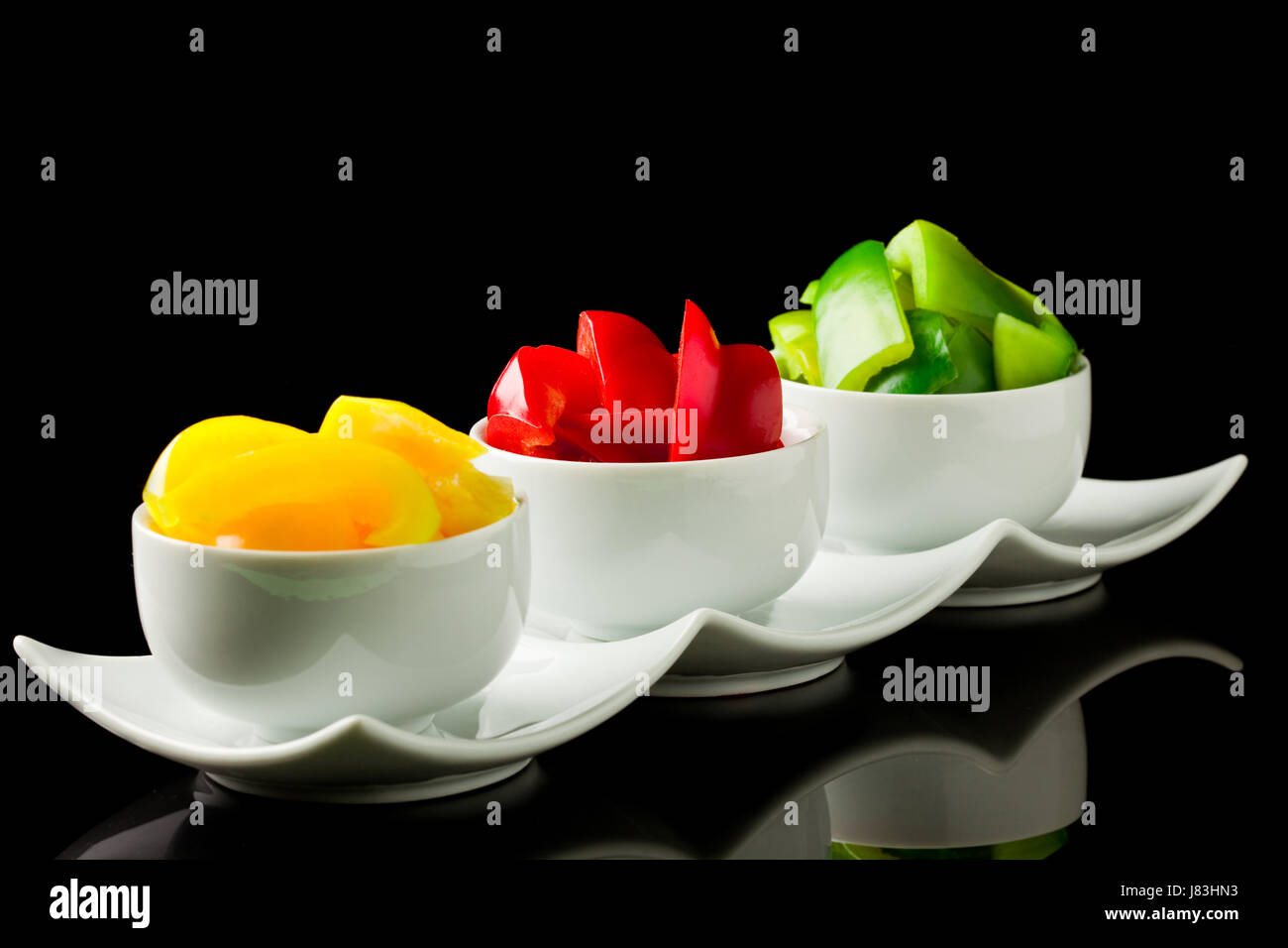 isolated reflection paprika peppers abstract wallpaper chili pepper ...