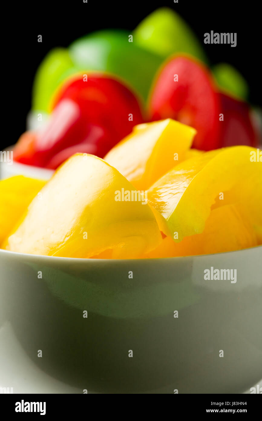 isolated reflection paprika peppers abstract wallpaper chili pepper ...