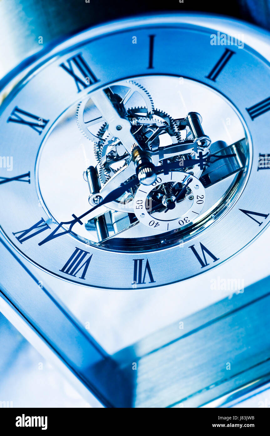 clock date time time indication clockwork work factory mechanical ...