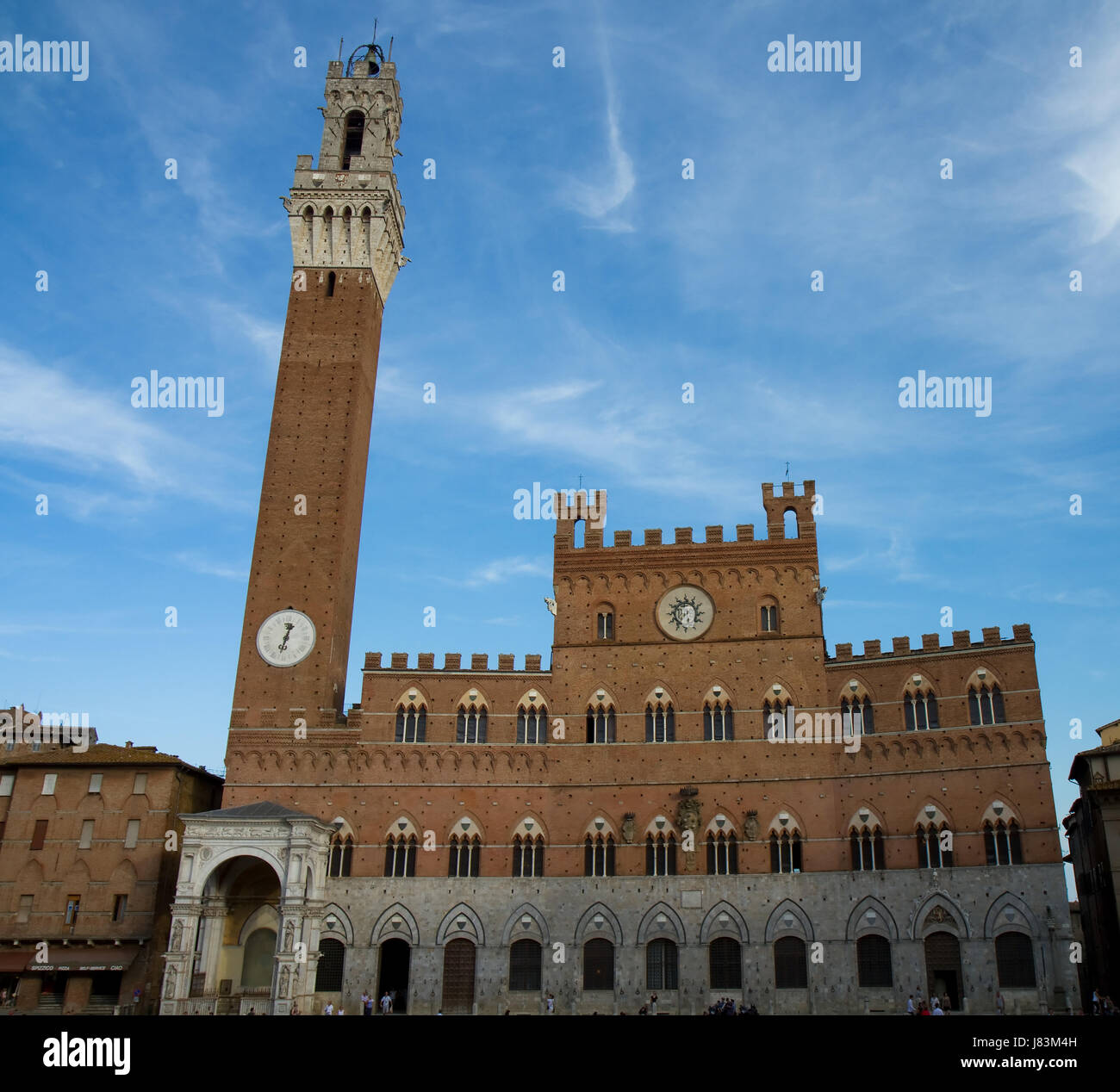 medieval italy tower tuscany style of construction architecture ...