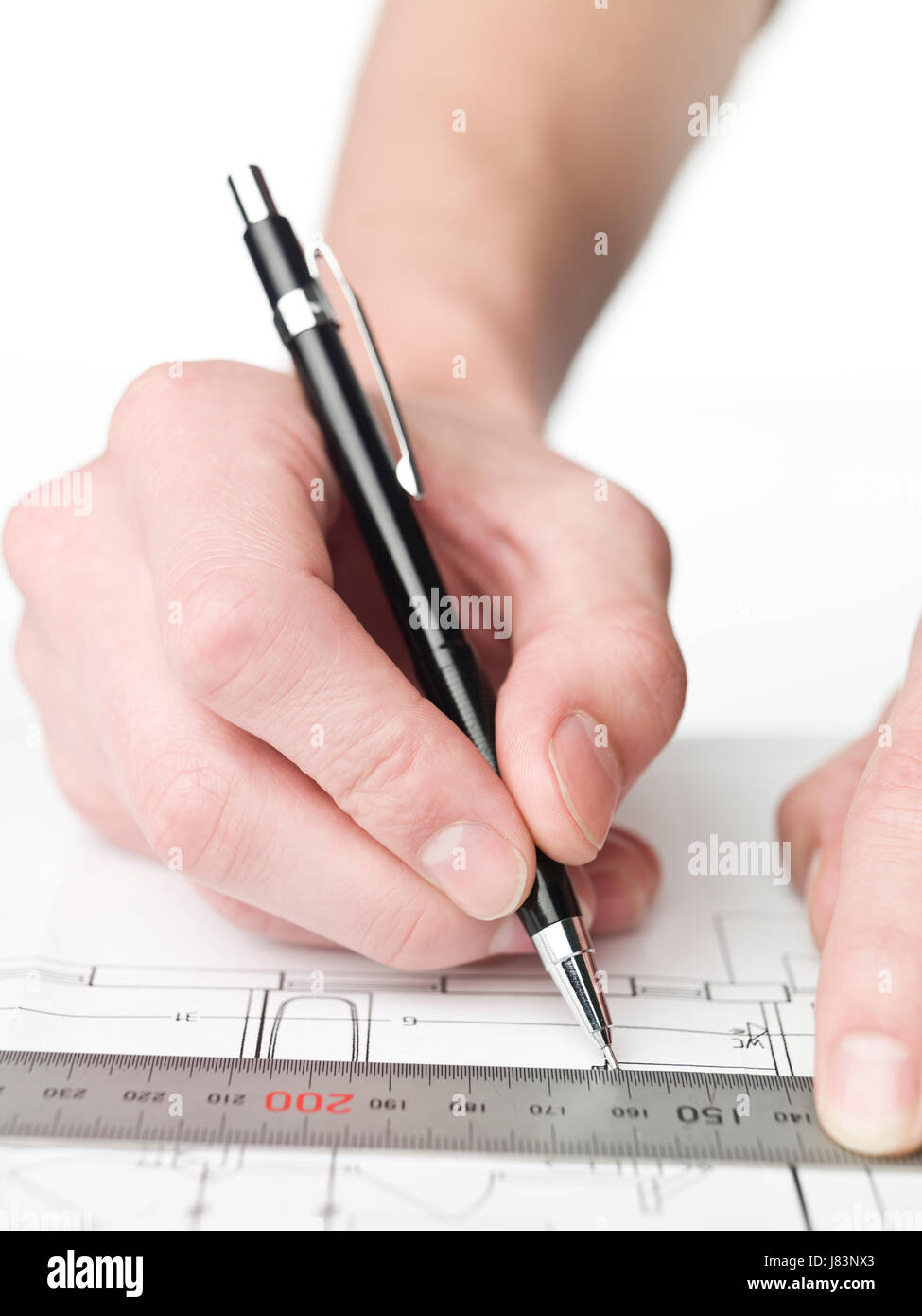 blue house building laptop notebook computers computer job macro close ...