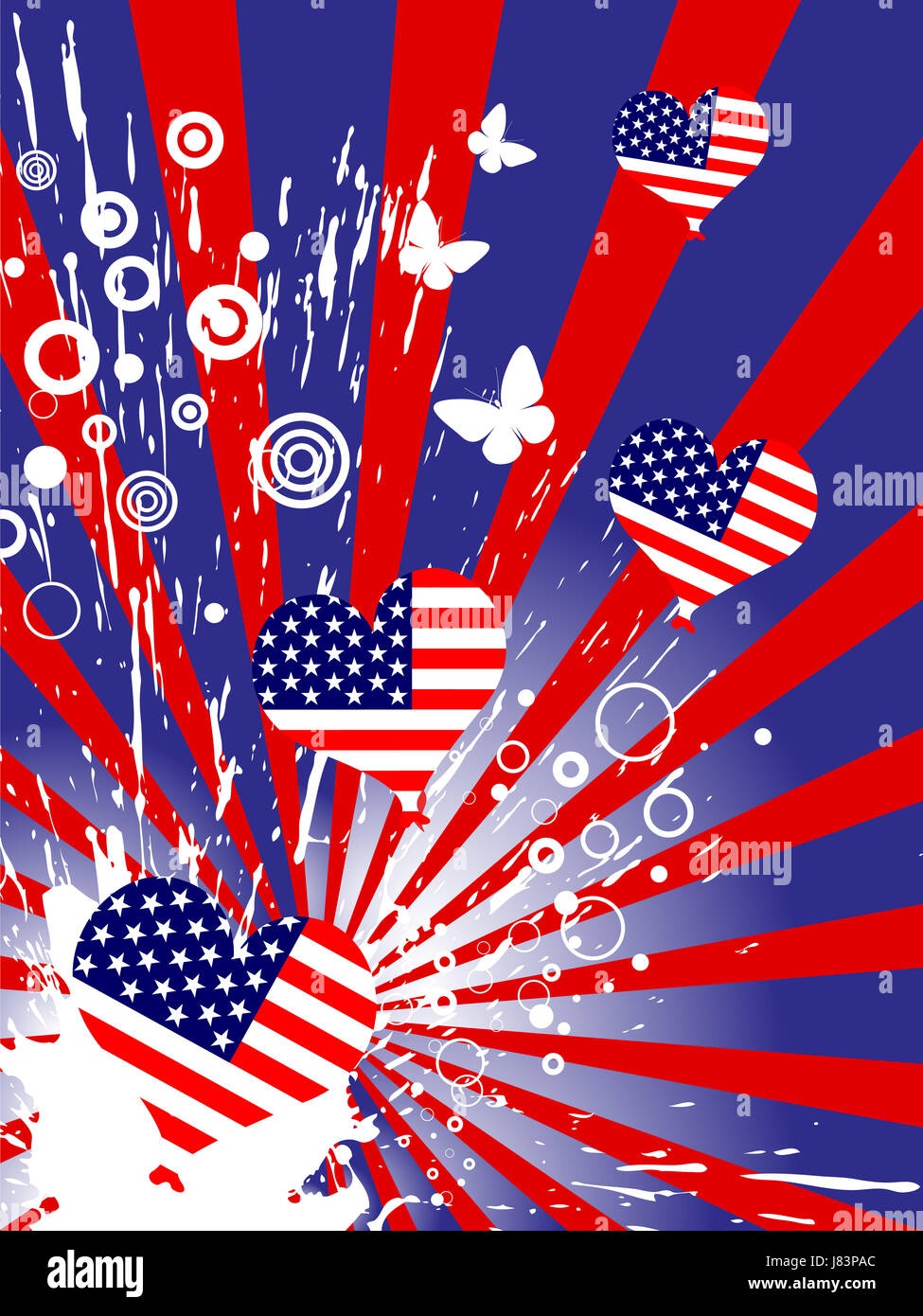 disco usa america party celebration abstract independence day disco ...