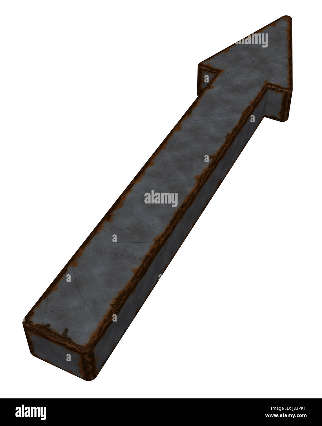 rusty metal arrow Stock Photo - Alamy