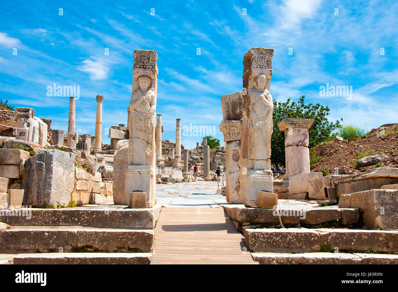 Ephesus turkey gate of hercules hi-res stock photography and images - Alamy