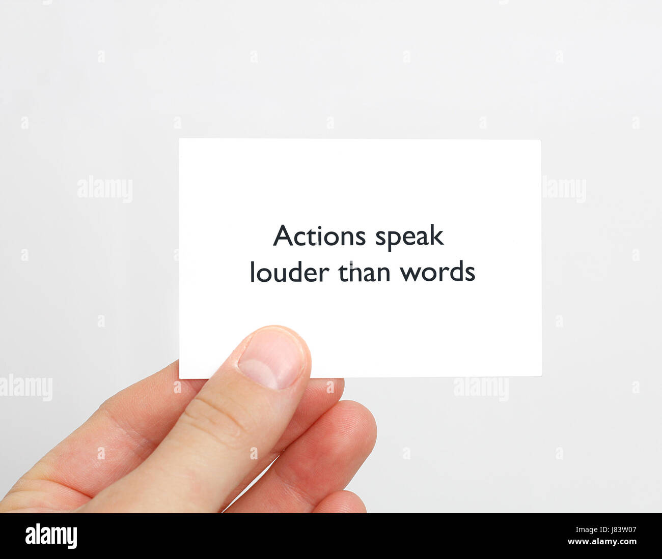 Action Speaks Louder Than Words High Resolution Stock Photography and ...