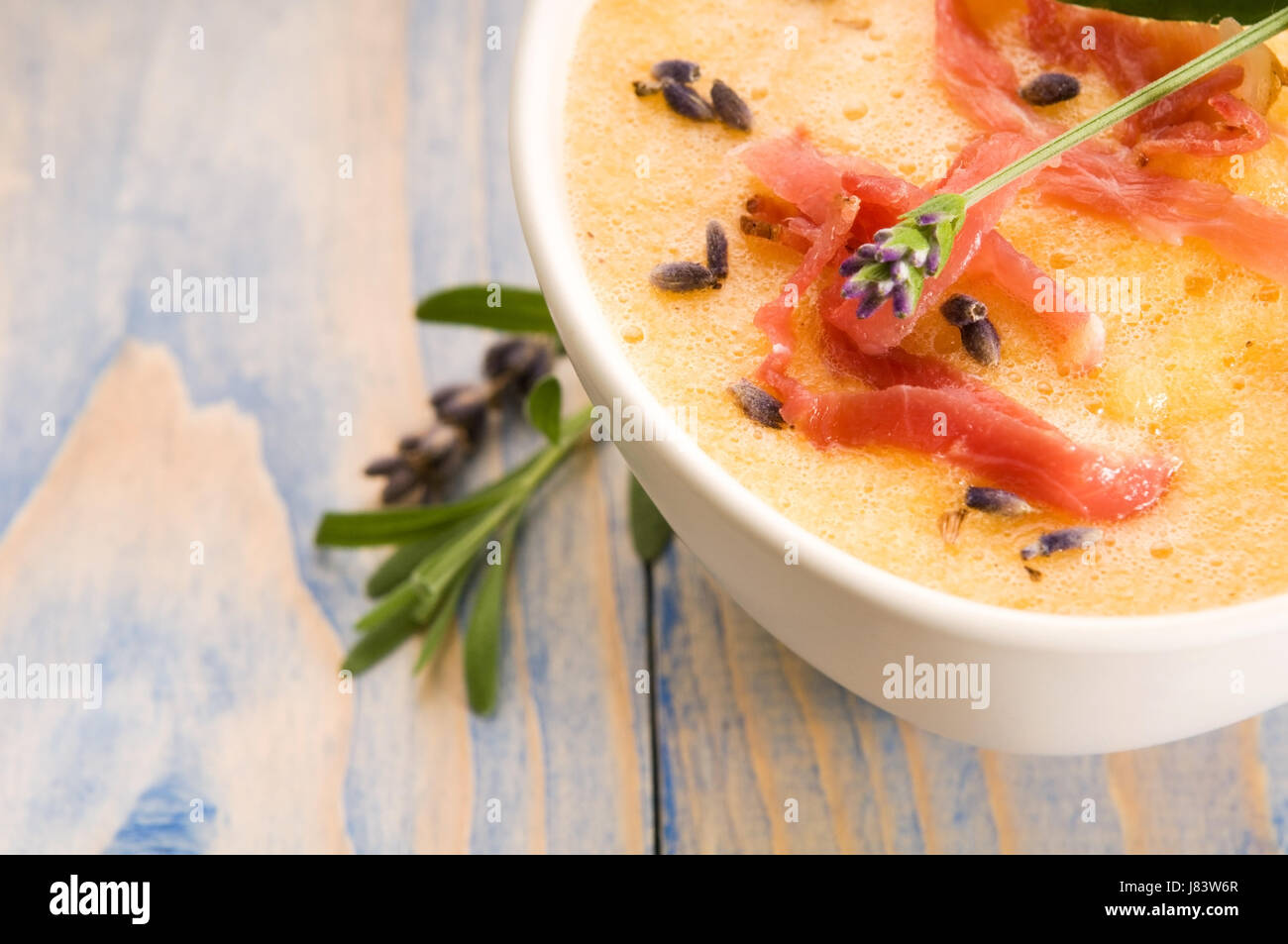 flower plant fruit lavender melon italy fresh soup blue food aliment ...