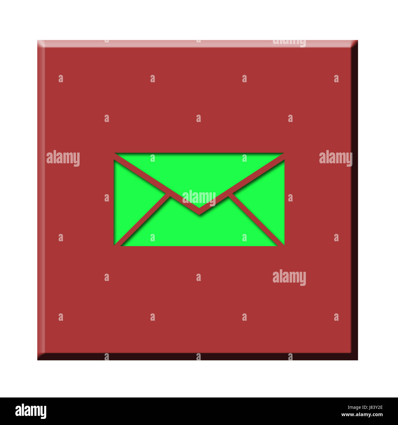 graphic button email letter mail post graphic illustration button email ...