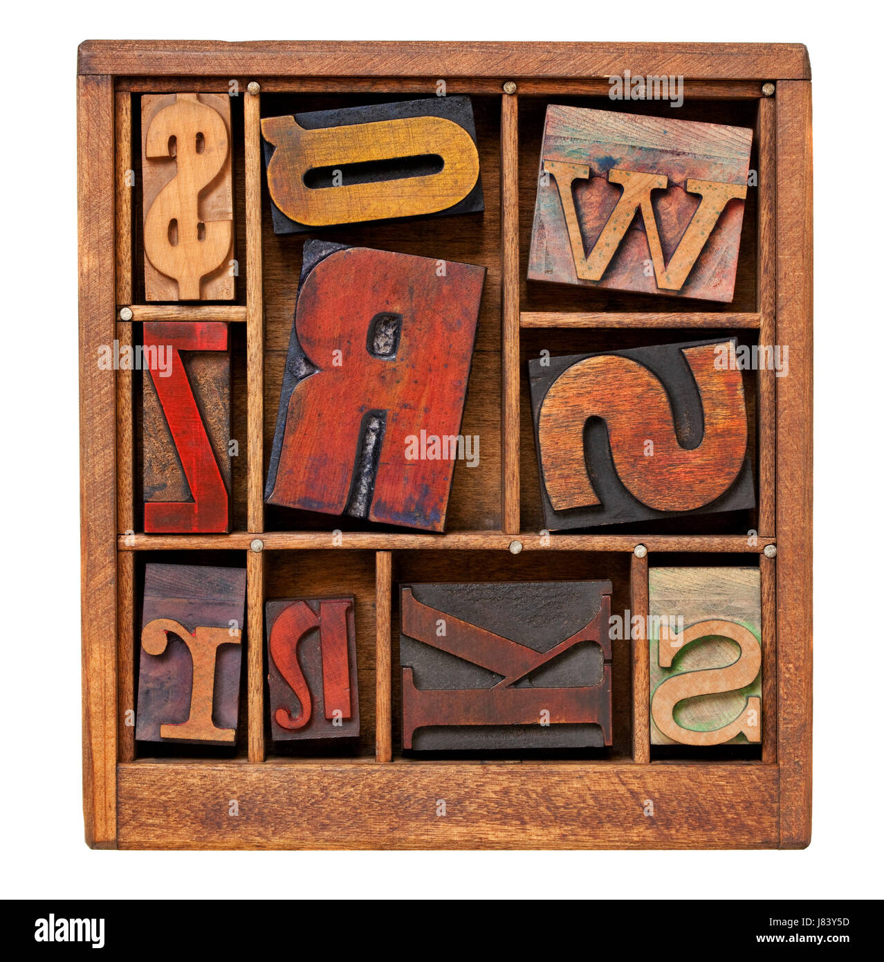 vintage letterpress abstract box boxes alphabet dollar dollars type ...