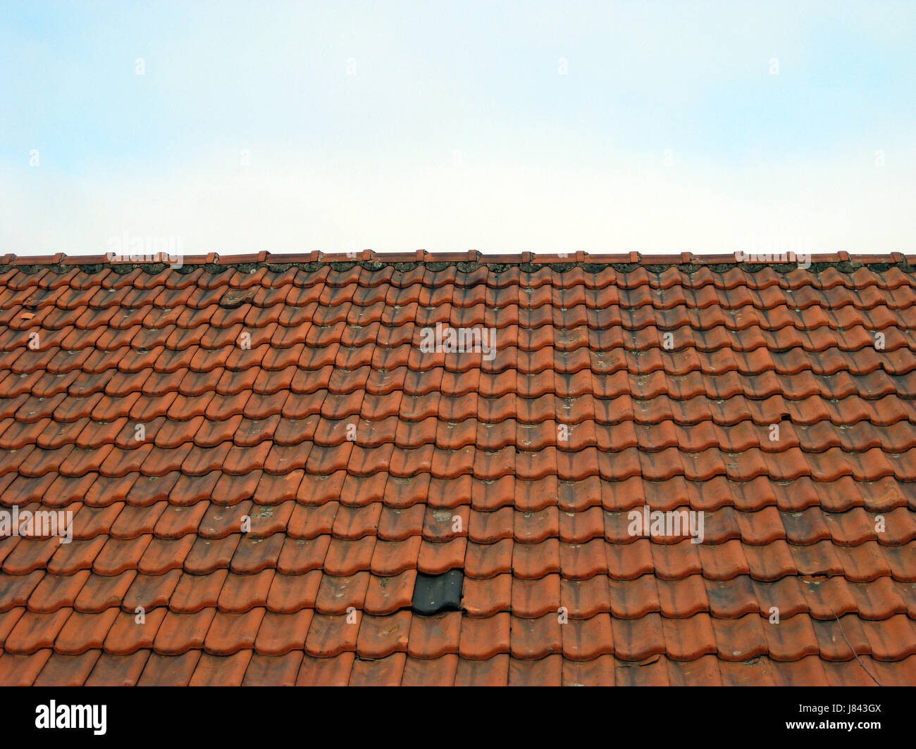 brick tiled roof tiles backdrop background location shot style of ...