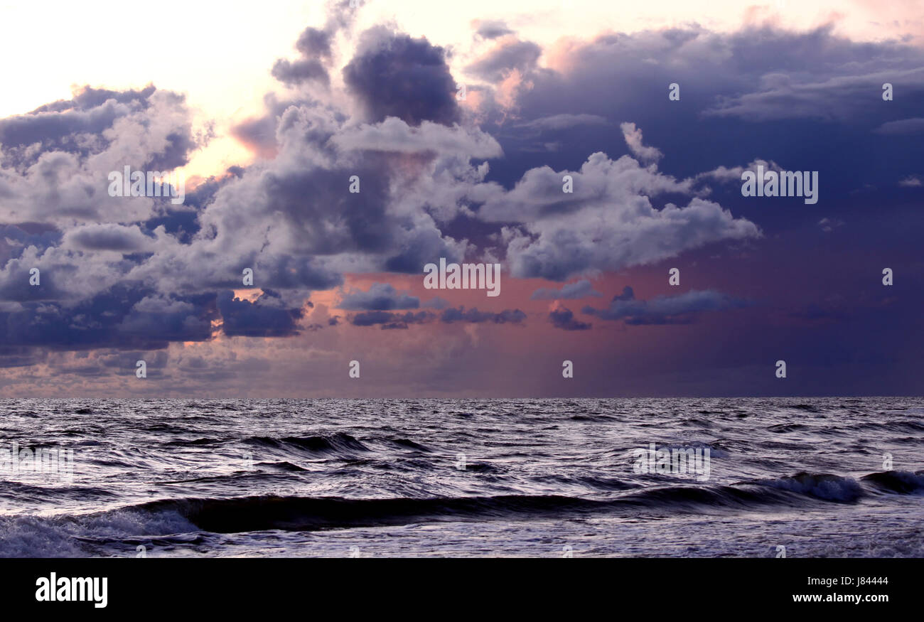 sunset sunrise evening morning firmament sky salt water sea ocean water ...