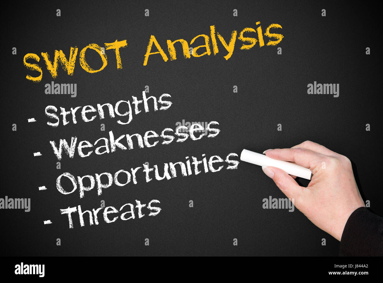 the swot analysis - marketing concept Stock Photo - Alamy
