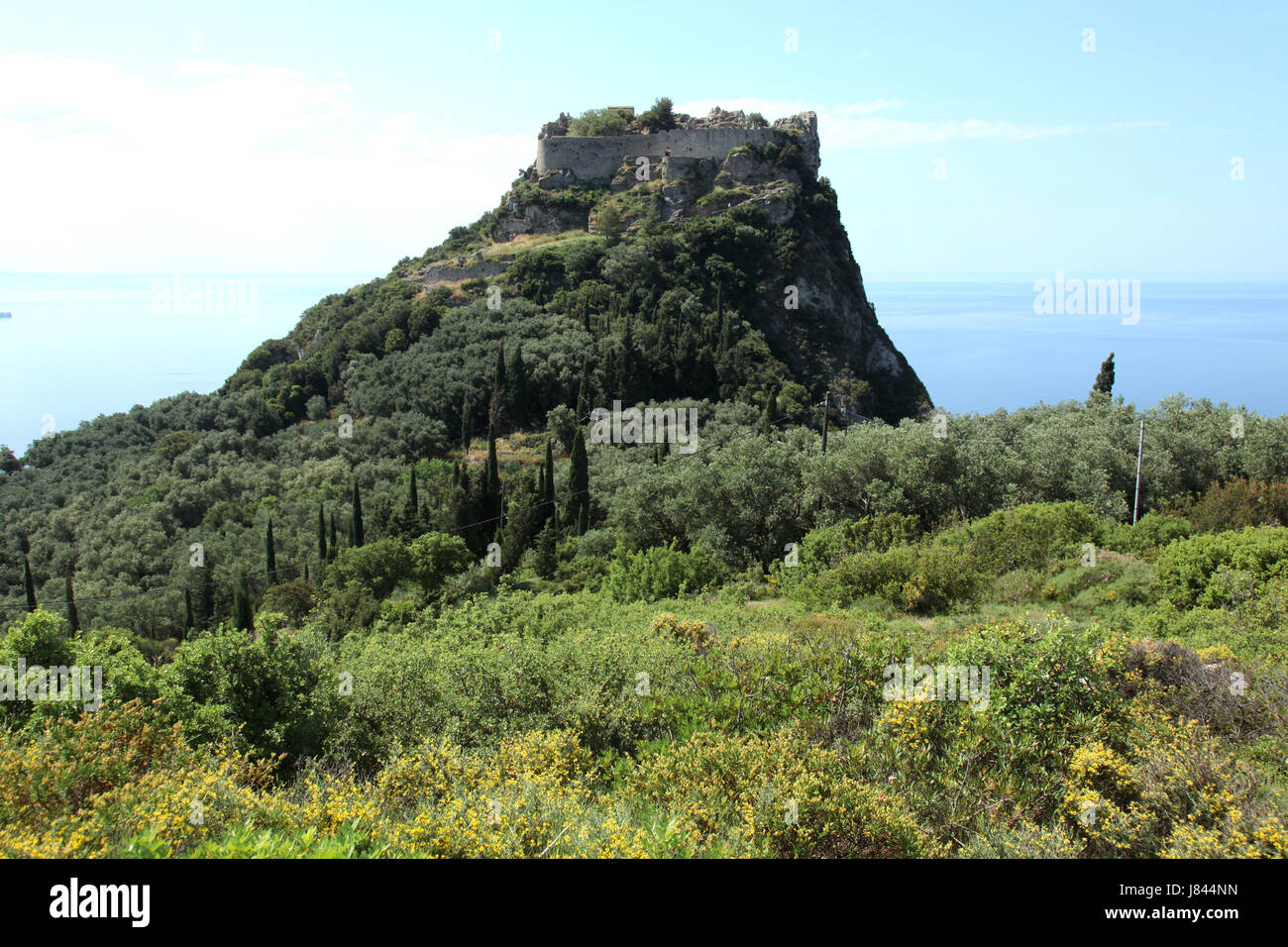 Angelokastro byzantine castle hi-res stock photography and images - Alamy