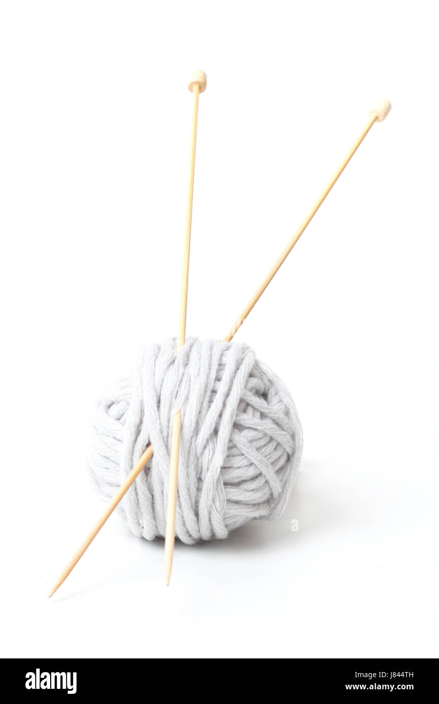 object isolated colour winter soft horizontal wool hobby studio thread ...