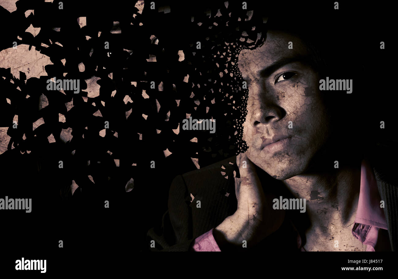 guy sadness rust crash character man guy single closeup asia male ...