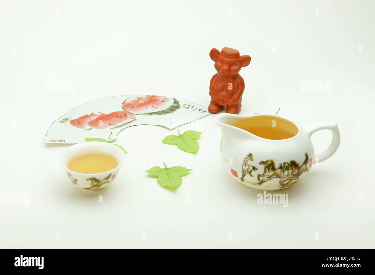 still life porcelain time tea set chinese elements ceramicwhiteware new ...