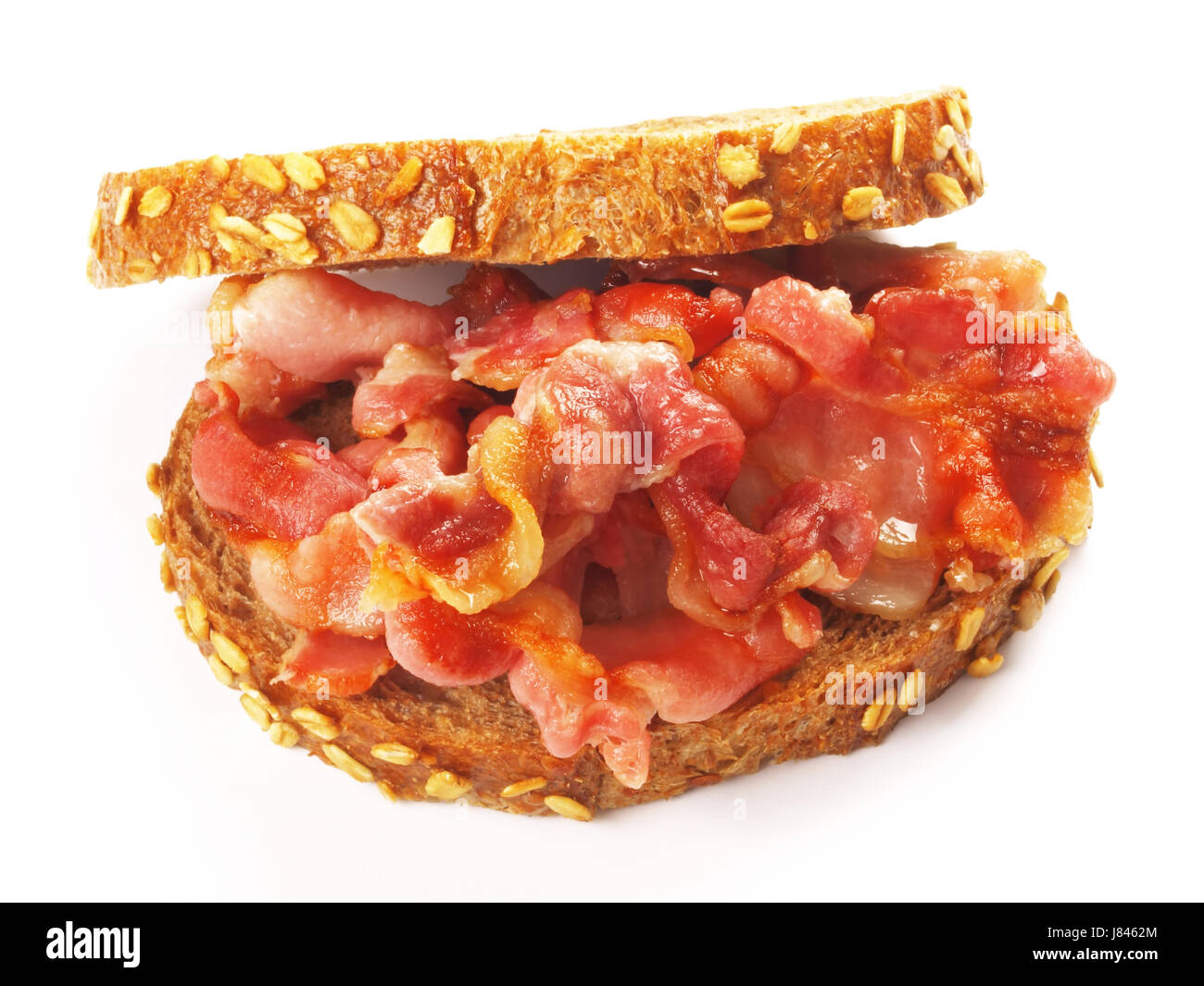 bread salt american sandwich bacon thick wide fat meat pork food ...