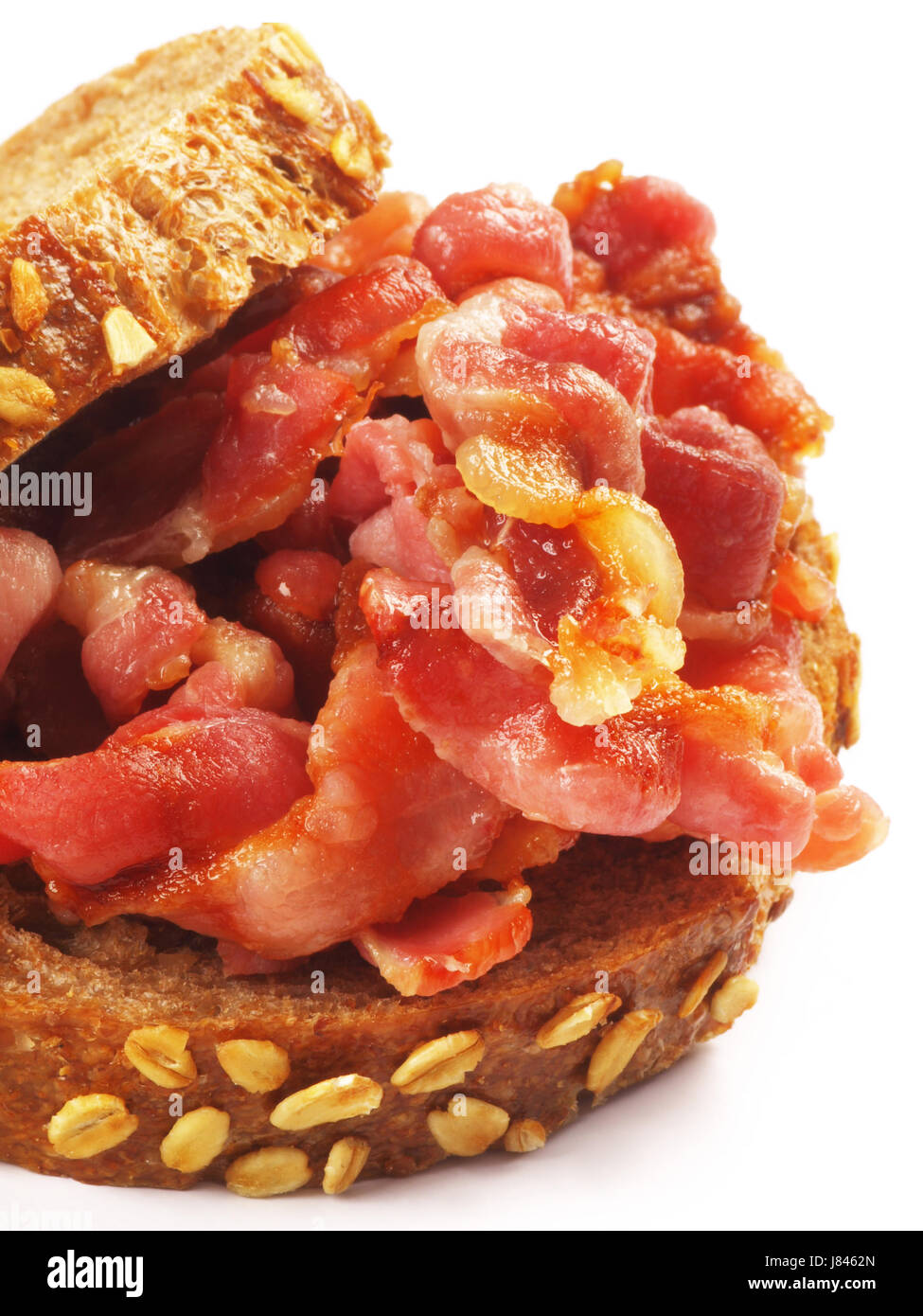 bread salt american sandwich bacon thick wide fat meat pork food ...