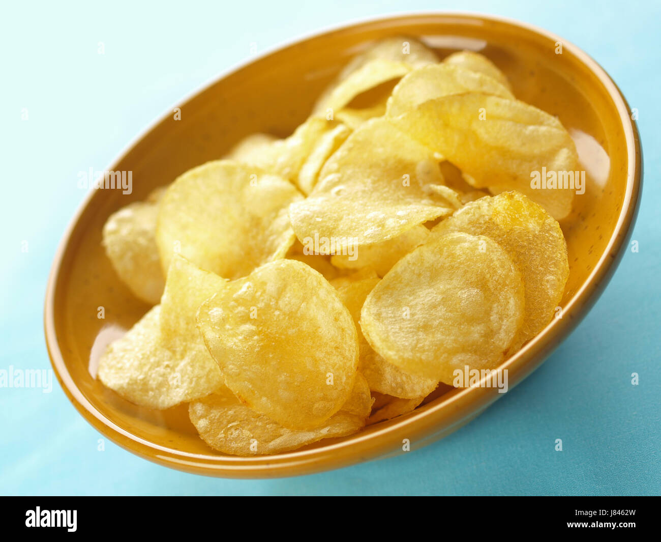 salt golden potato chips thick wide fat snack potatoe food aliment ...
