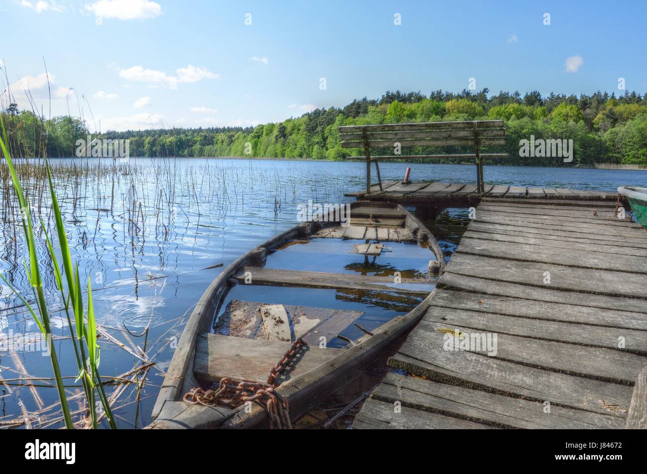 bridge fresh water lake inland water water dreamy bridge fresh water ...