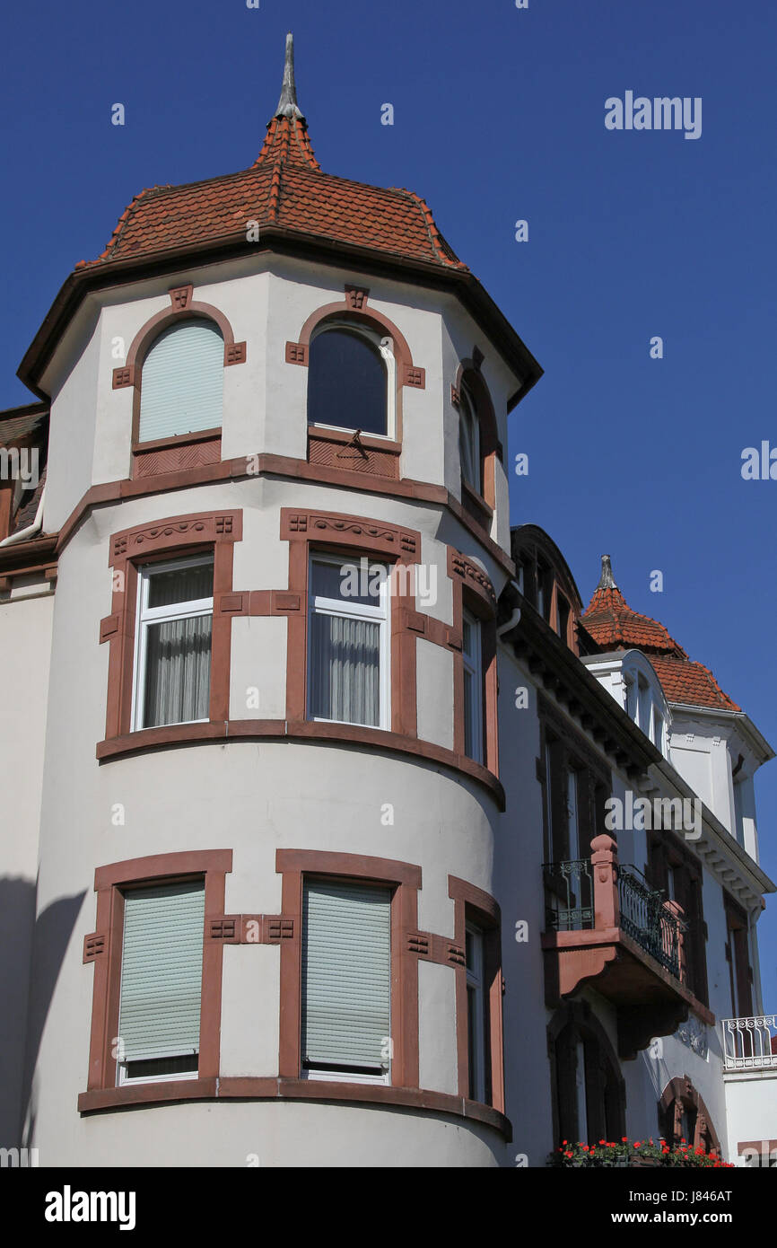 house home dwelling house residential building building old town style ...